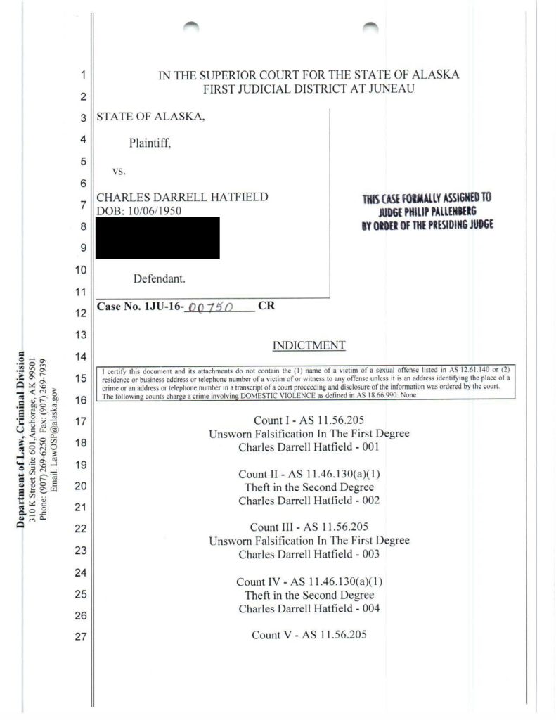 Grand jury indicts two for PFD, debit card fraud | Juneau Empire