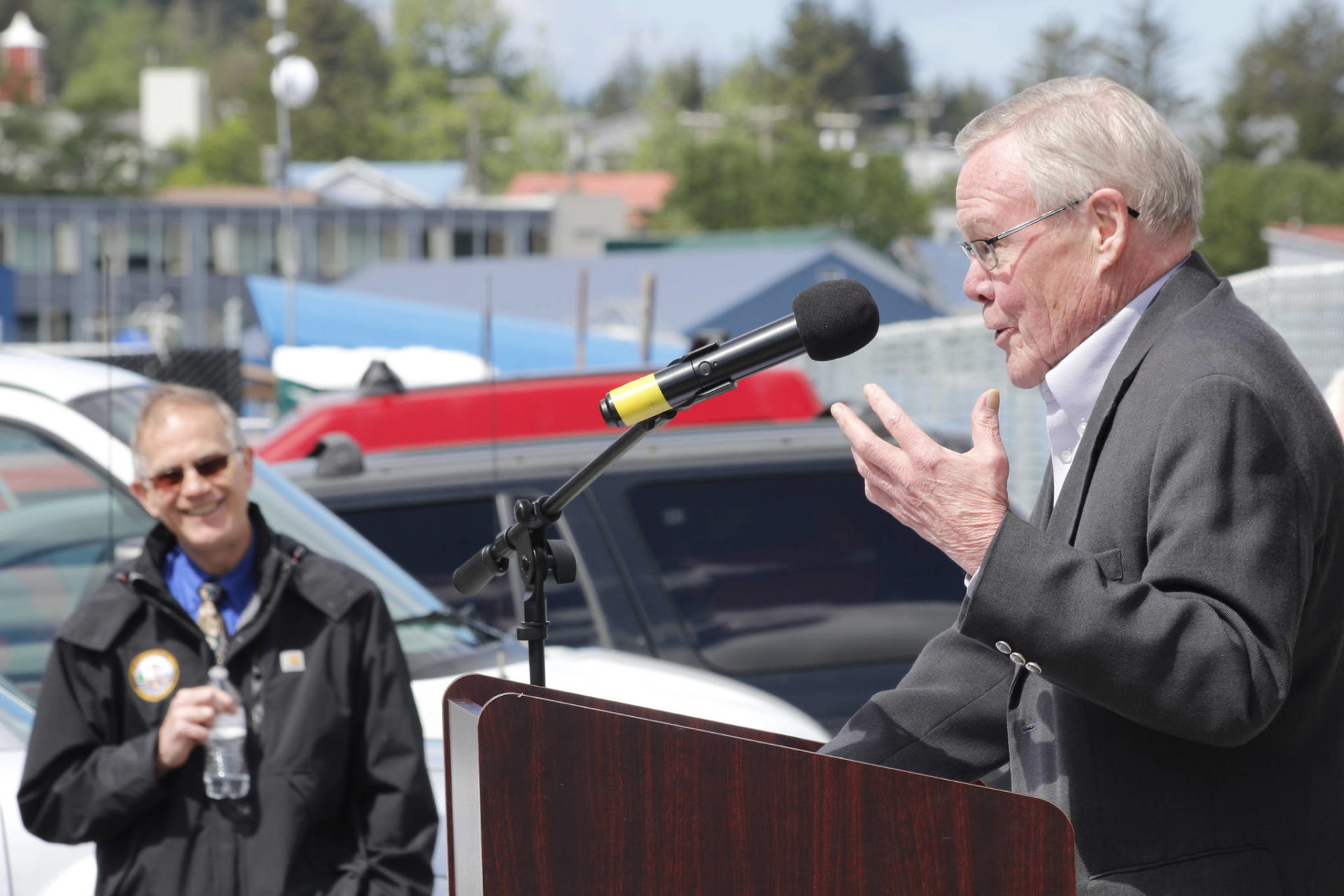 Pusich family gathers to unveil Mike Pusich Douglas Harbor | Juneau Empire