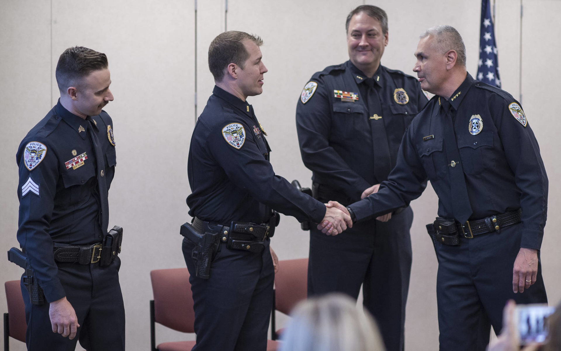 Trio of officers earn promotions | Juneau Empire