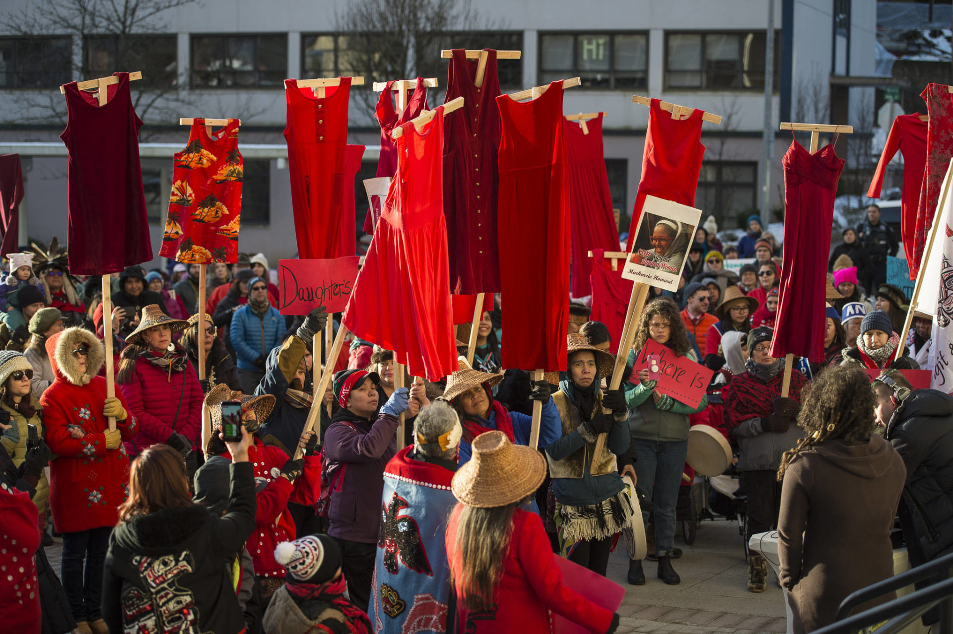 Photos: Missing indigenous women at forefront of Juneau’s Women’s March ...