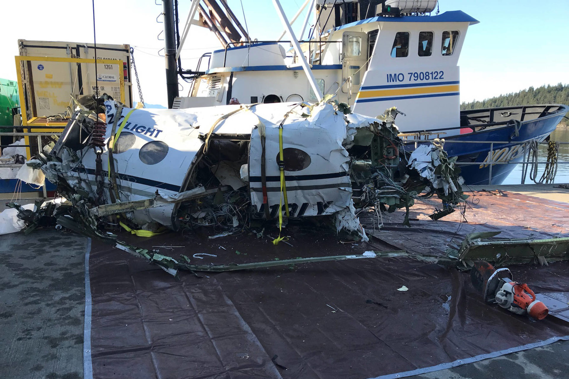 Searchers release pictures of salvaged Guardian Flight wreck | Juneau ...
