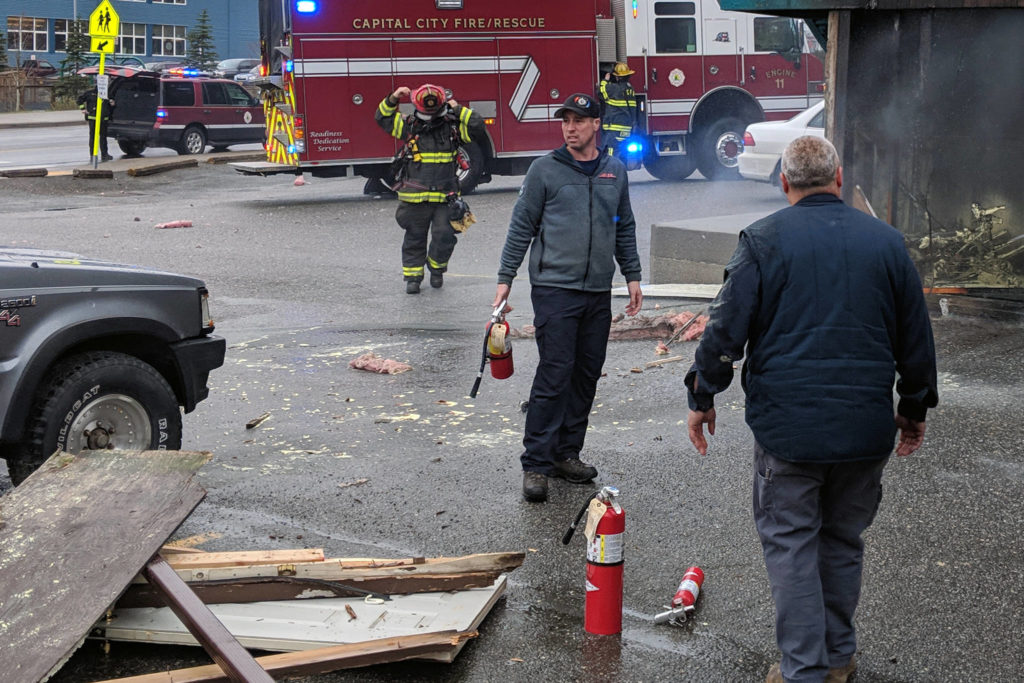 No one hurt in structure fire on Glacier Avenue | Juneau Empire
