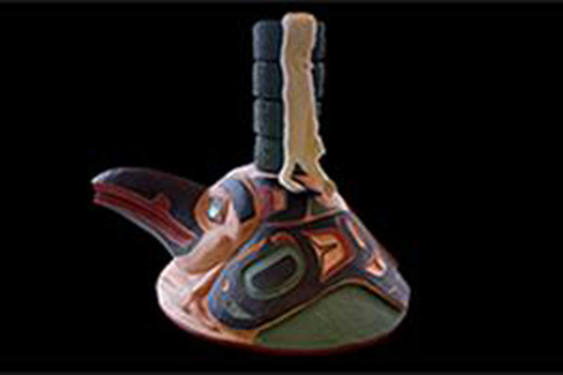 Check out this beautifully carved Raven hat, on public display Friday ...