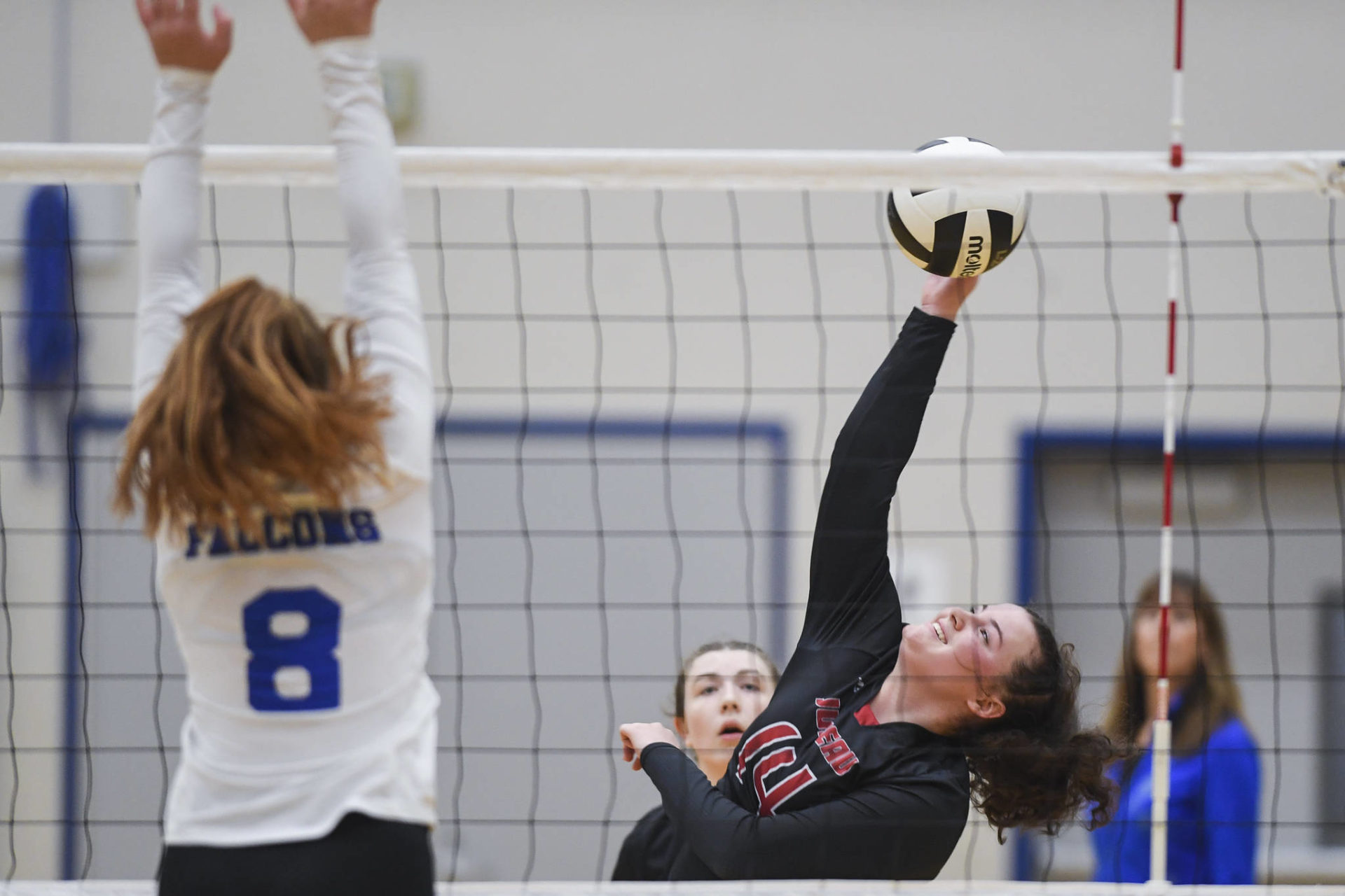 Photos: See the Falcons fly high in crosstown volleyball match | Juneau ...