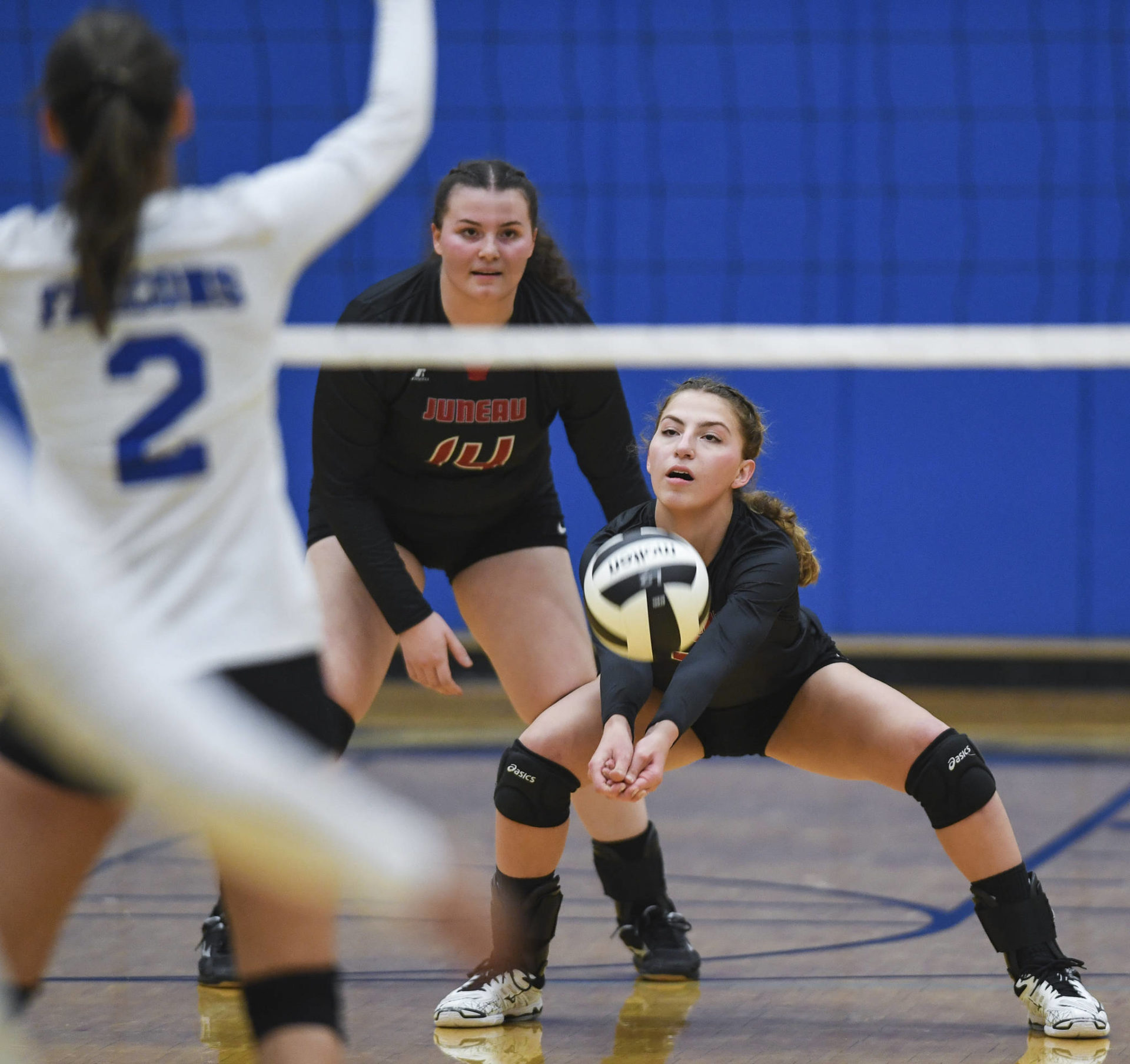 Photos: See the Falcons fly high in crosstown volleyball match | Juneau ...