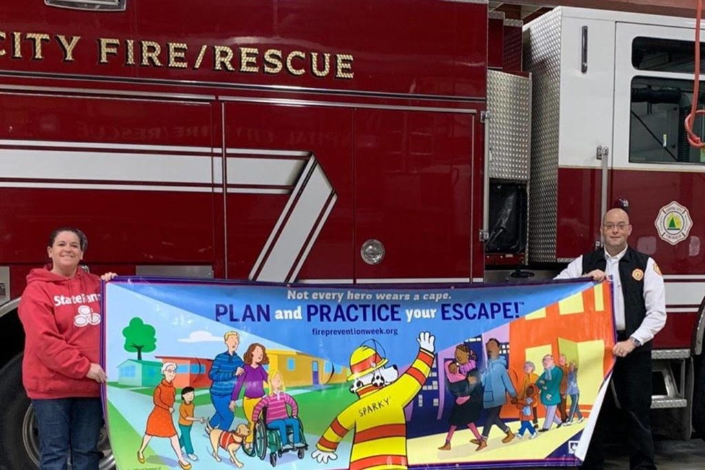 Insurance agent donates fire safety kit to CCFR | Juneau Empire
