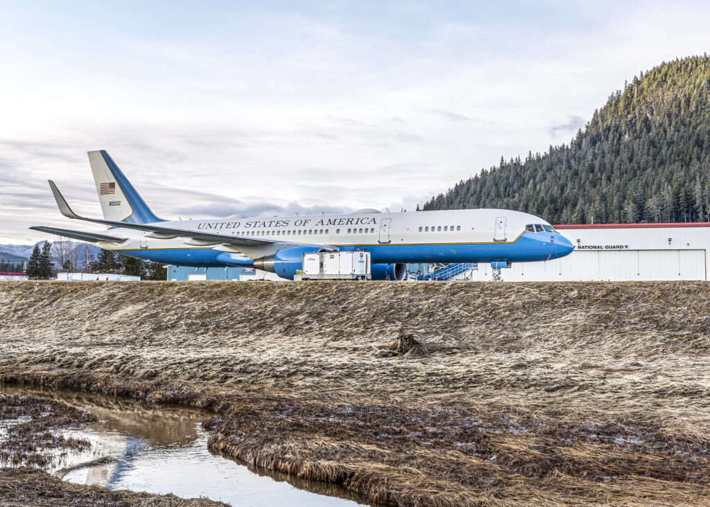 Vice presidential plane visits Juneau for training flight | Juneau Empire