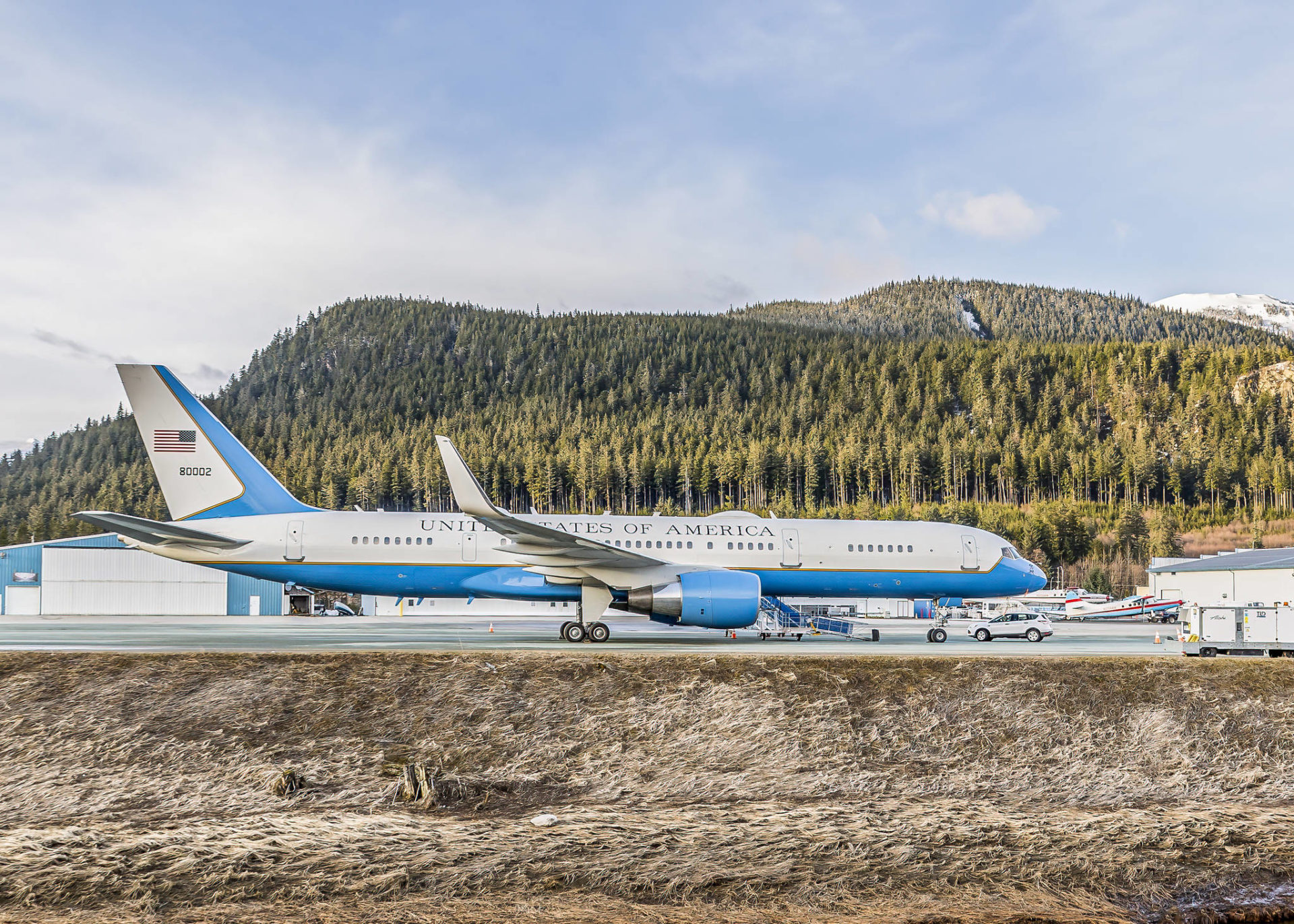 Vice presidential plane visits Juneau for training flight | Juneau Empire