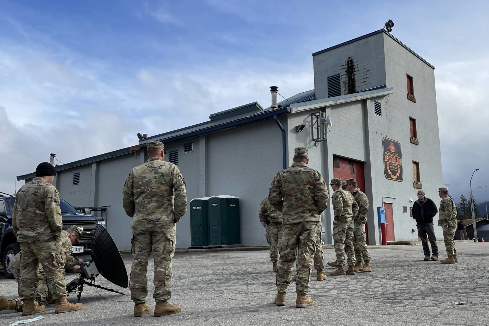 Suiting up: Juneau agencies practice hazmat ops with National Guard ...