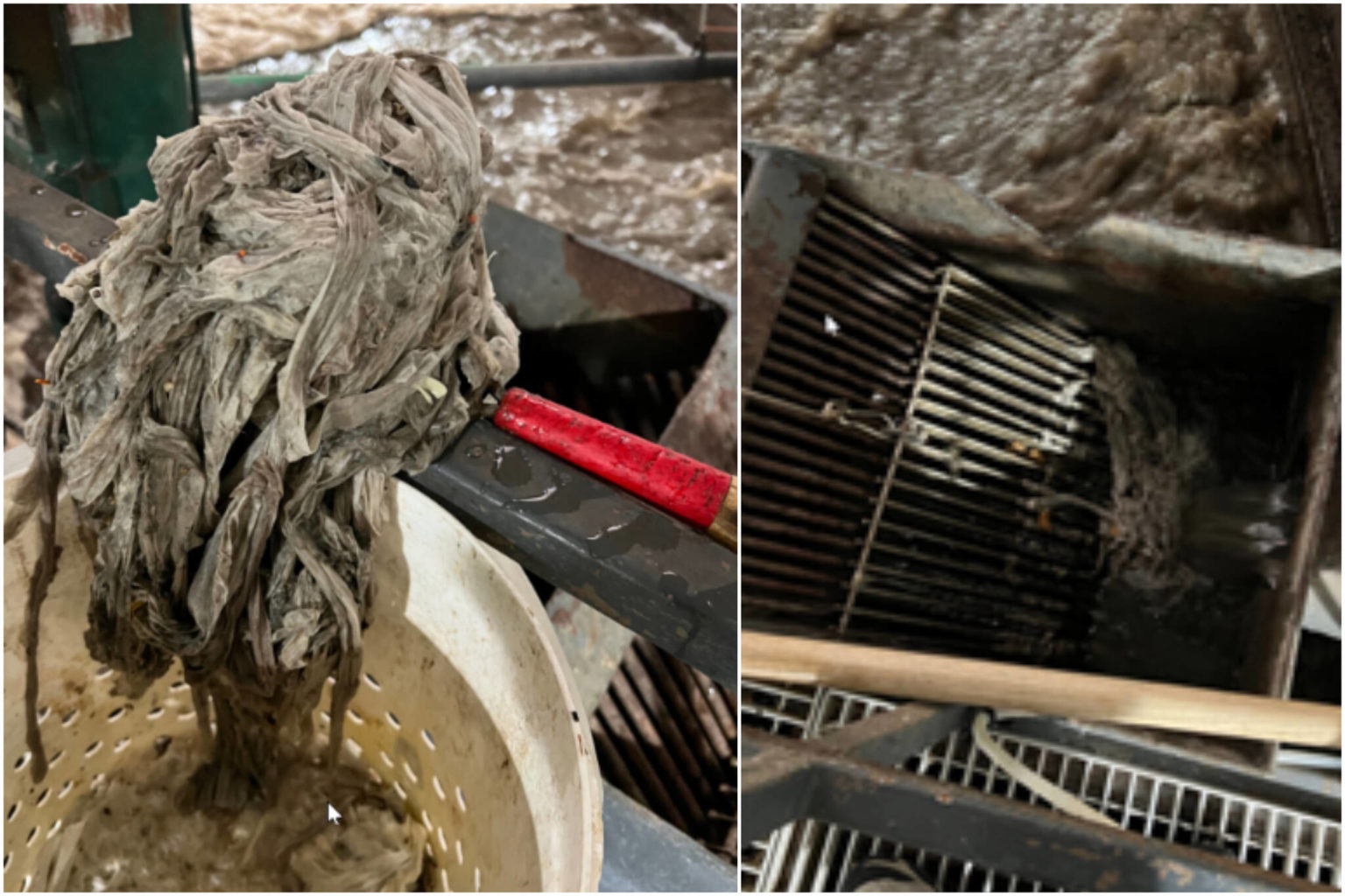 Mop up duty: Massive flushing of mopheads down toilets causing sewage ...