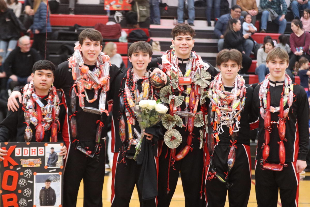 Emotions high for JDHS girls and boys basketball senior night | Juneau ...