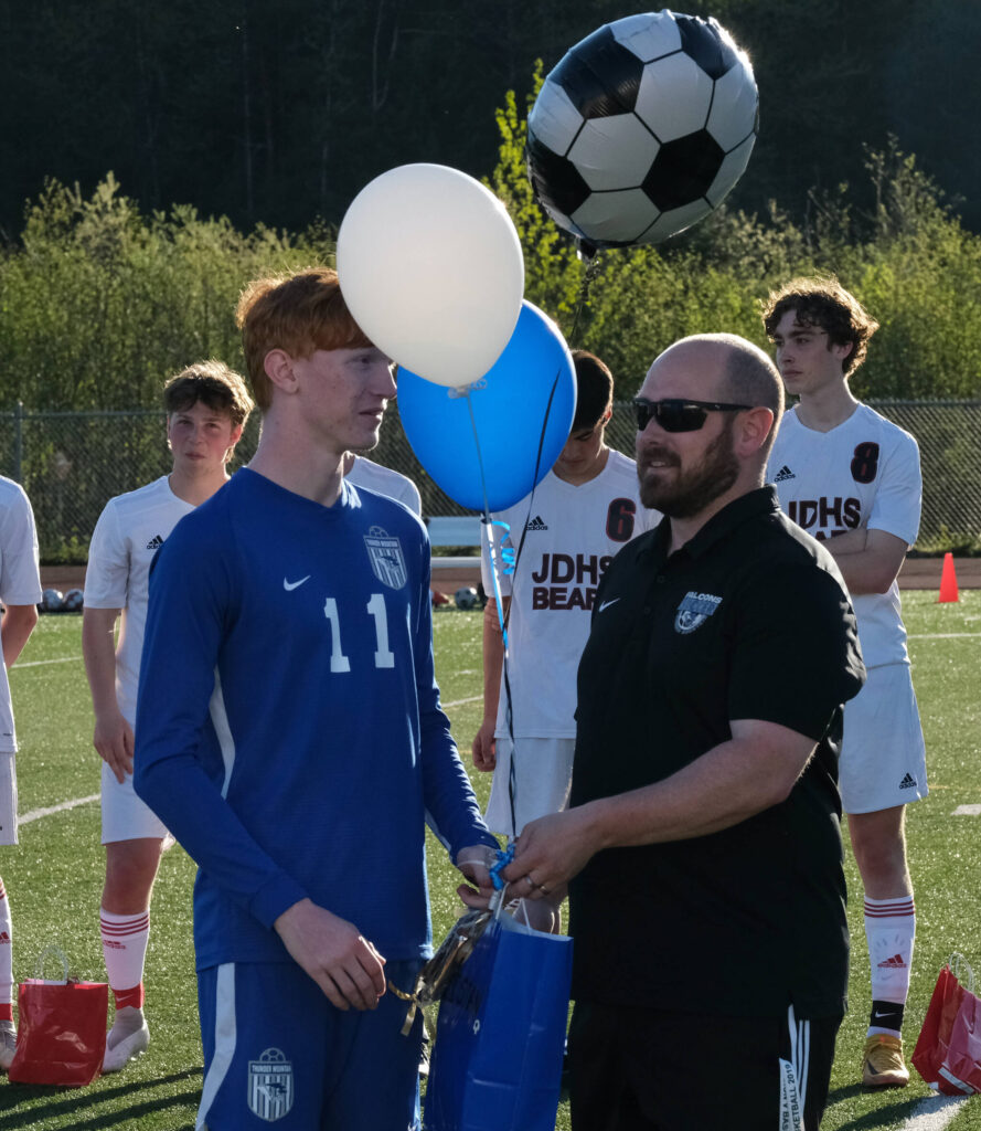 Crimson Bears soccer boys spoil Falcons senior night | Juneau Empire