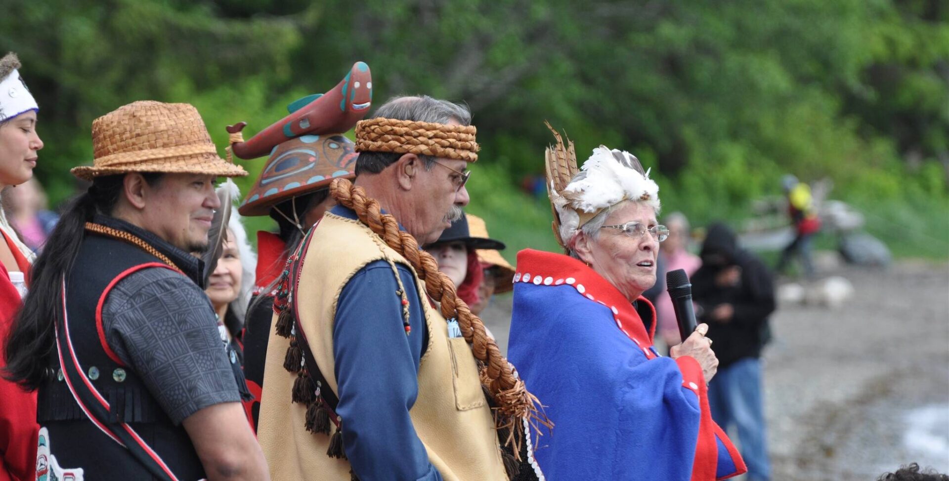 Traditional canoes making voyage from Haines to Celebration get warm ...