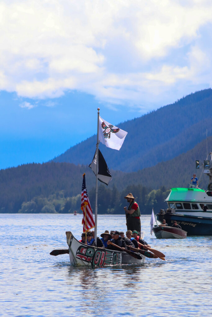 Paddling to Celebration in traditional canoes a journey of healing ...