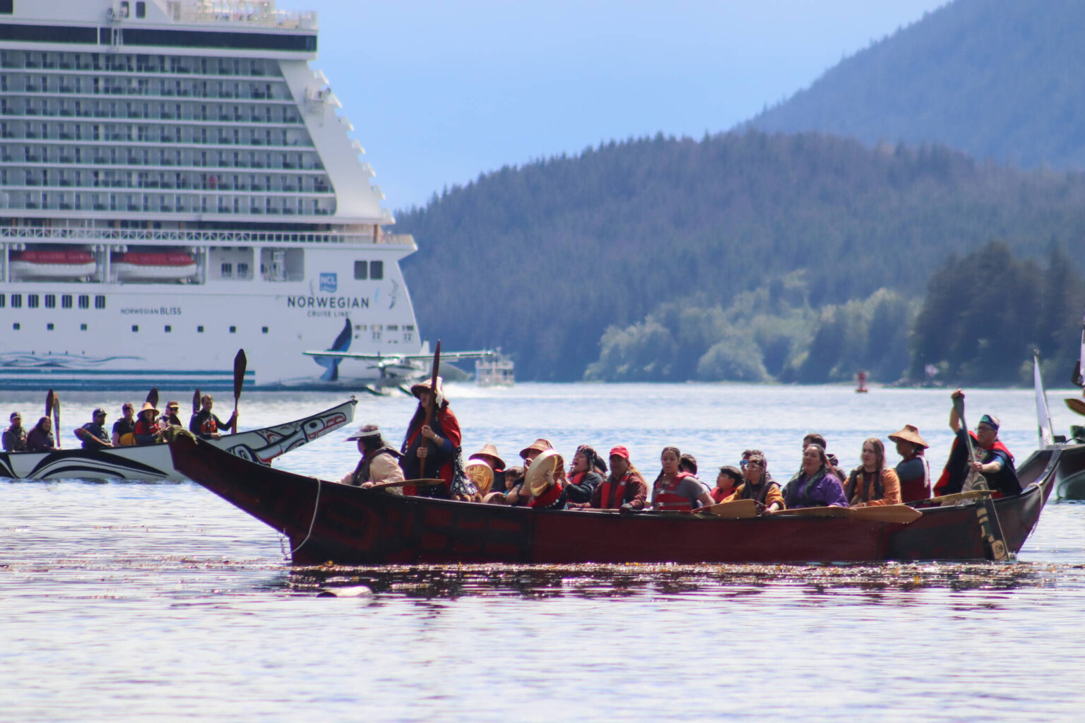Paddling to Celebration in traditional canoes a journey of healing ...