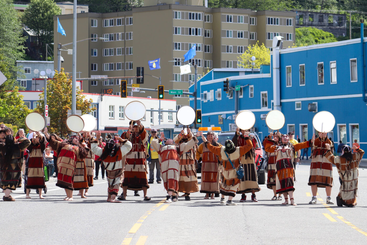 Dancers parade through downtown on last day of Celebration | Juneau Empire