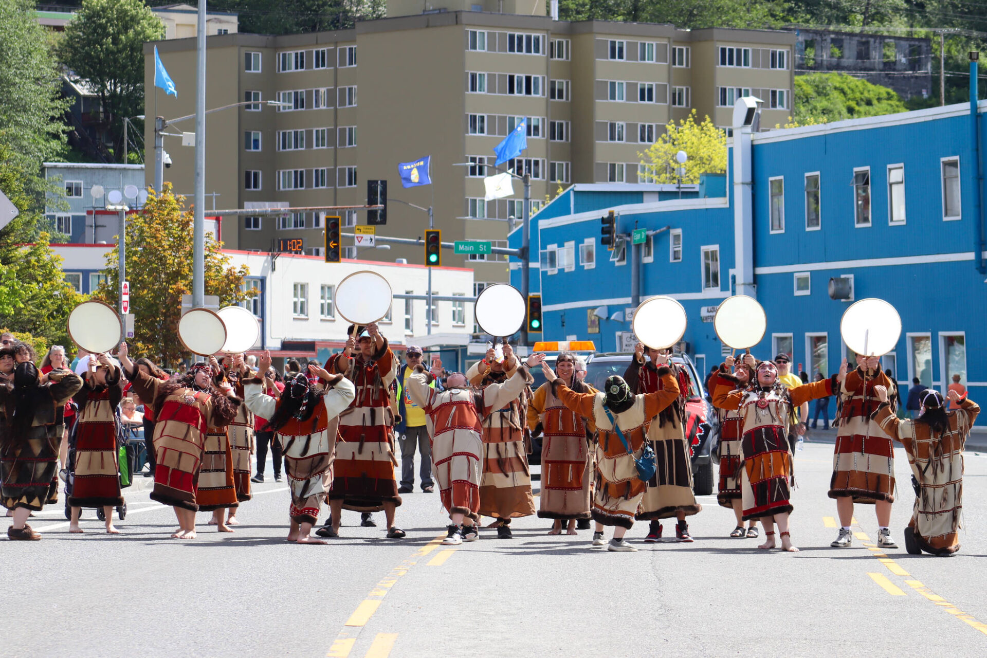 Dancers parade through downtown on last day of Celebration | Juneau Empire