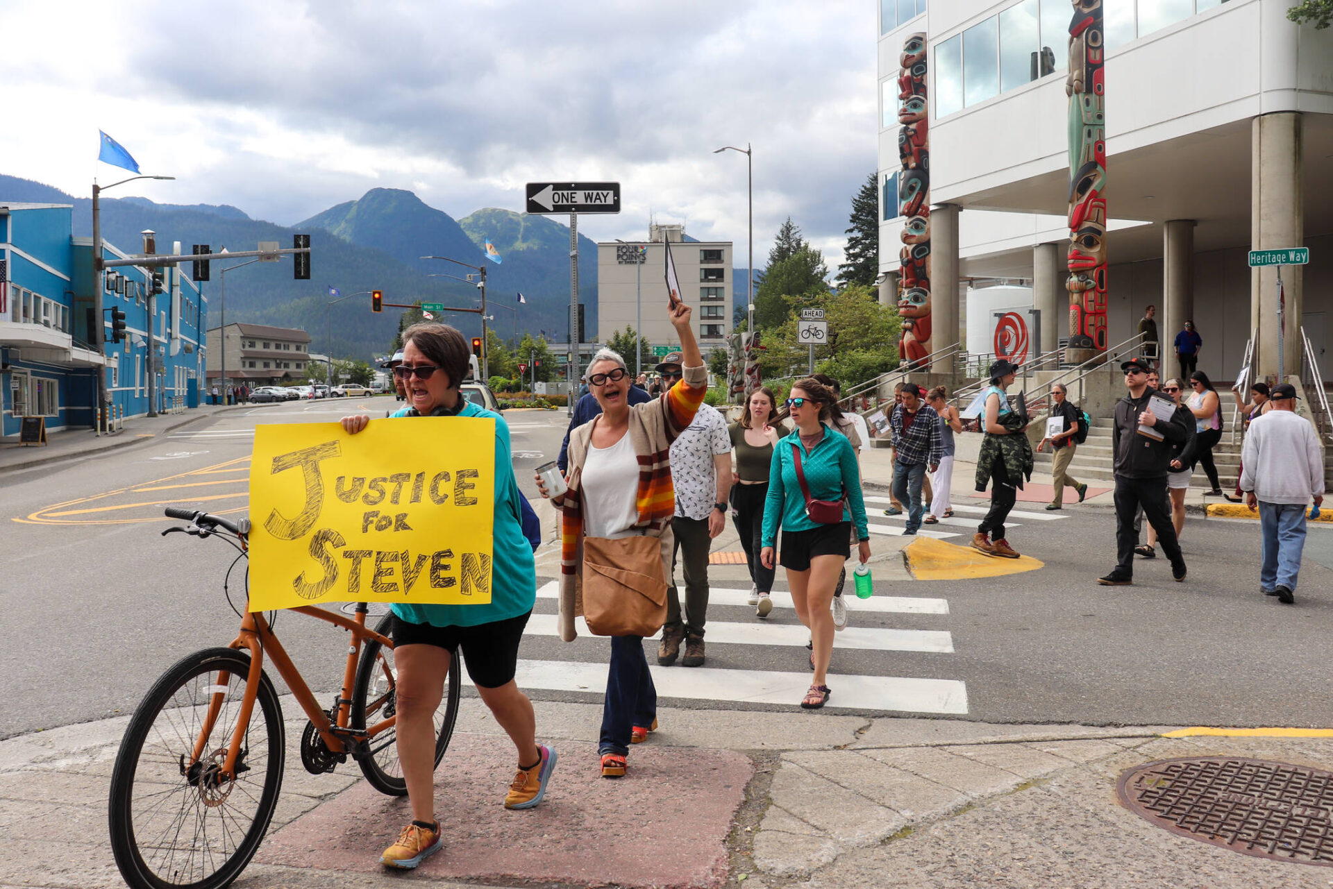 Protesters demand police accountability following death of Steven ...