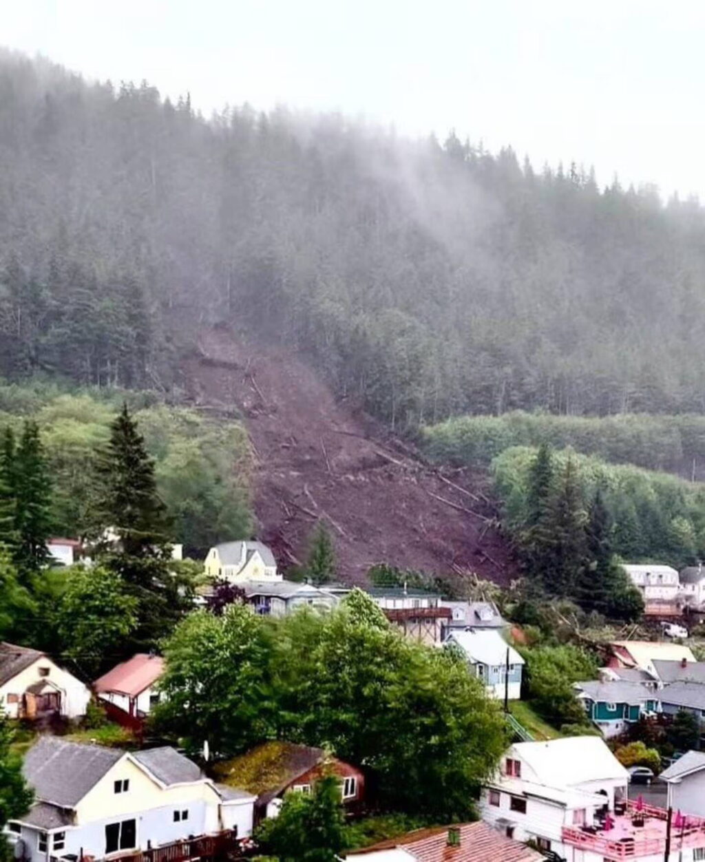 One person killed as major landslide impacts homes in Ketchikan, forces ...