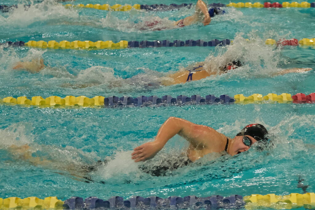 Liddle is big at Alaska high school state swim and dive championships ...