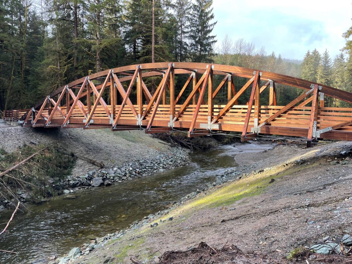 Reconnected: New bridge over Montana Creek reopens portion of ...