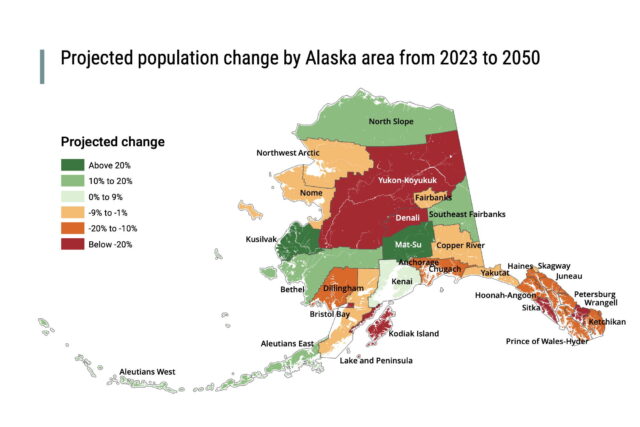 Southeast Alaska’s population expected drop 17% by 2050, by far the ...