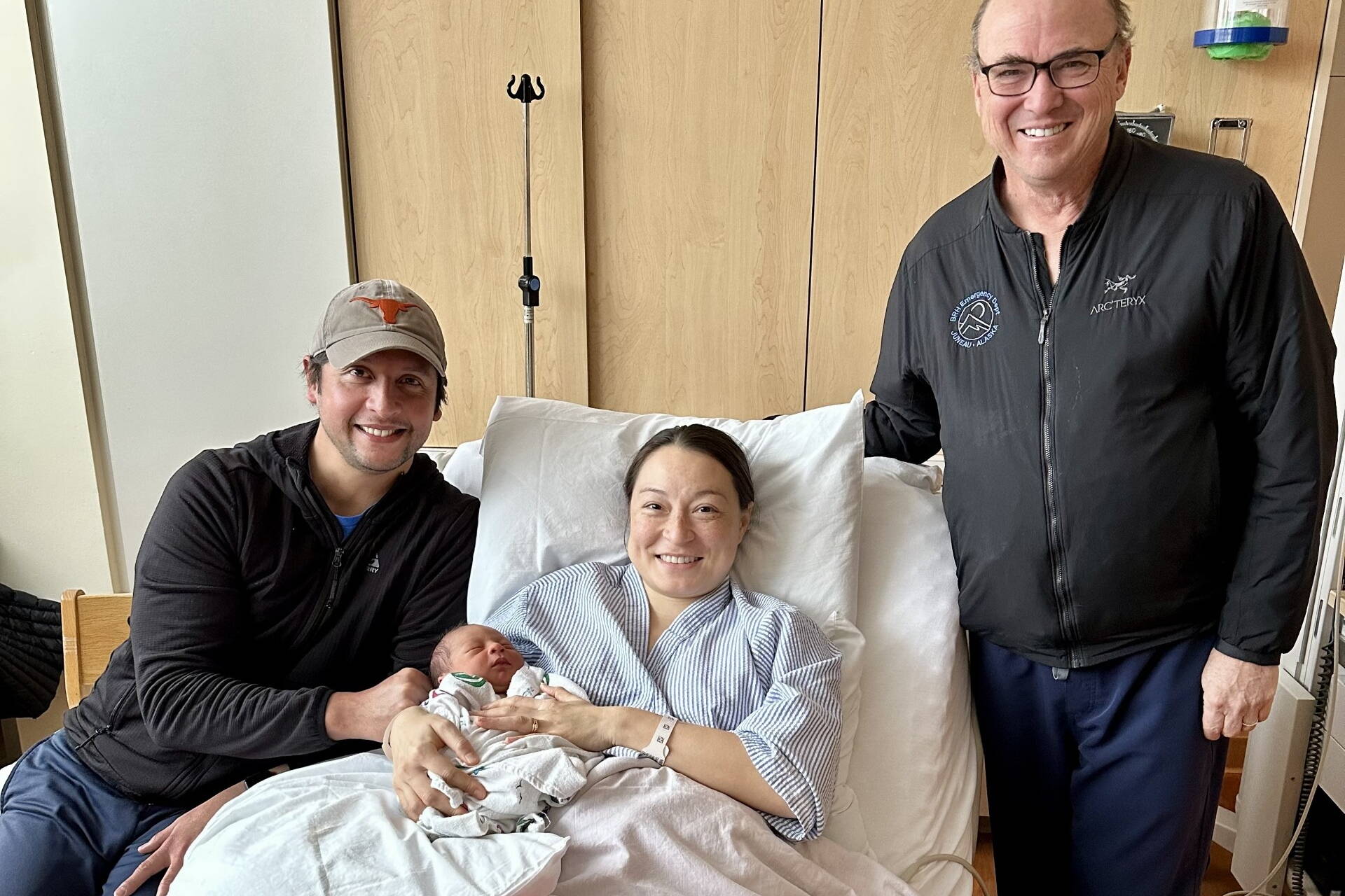 Juneau’s first baby of 2025: Enrique Bravo, born at 8:10 p.m. on New ...