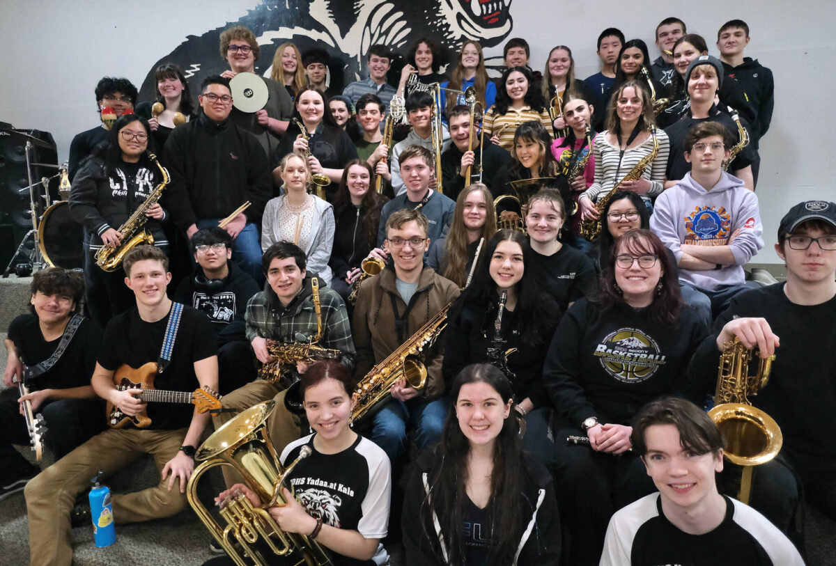 JDHS pep band takes its beat to a new level of size and sound | Juneau ...