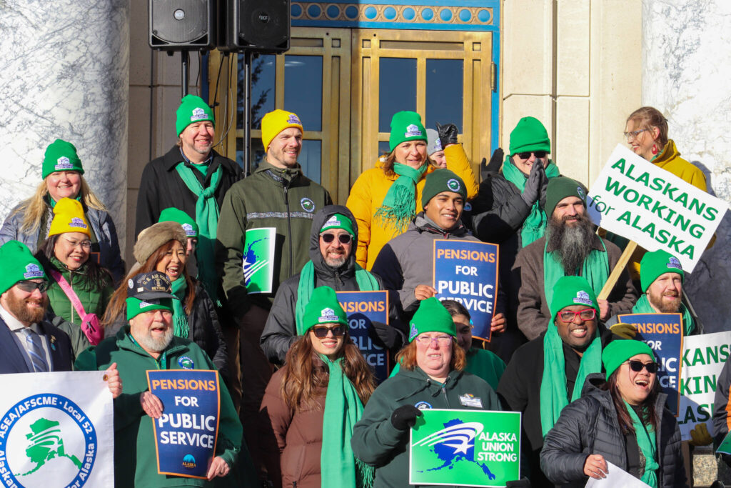 Alaska state employees rally for more pay and benefits on same day mass ...