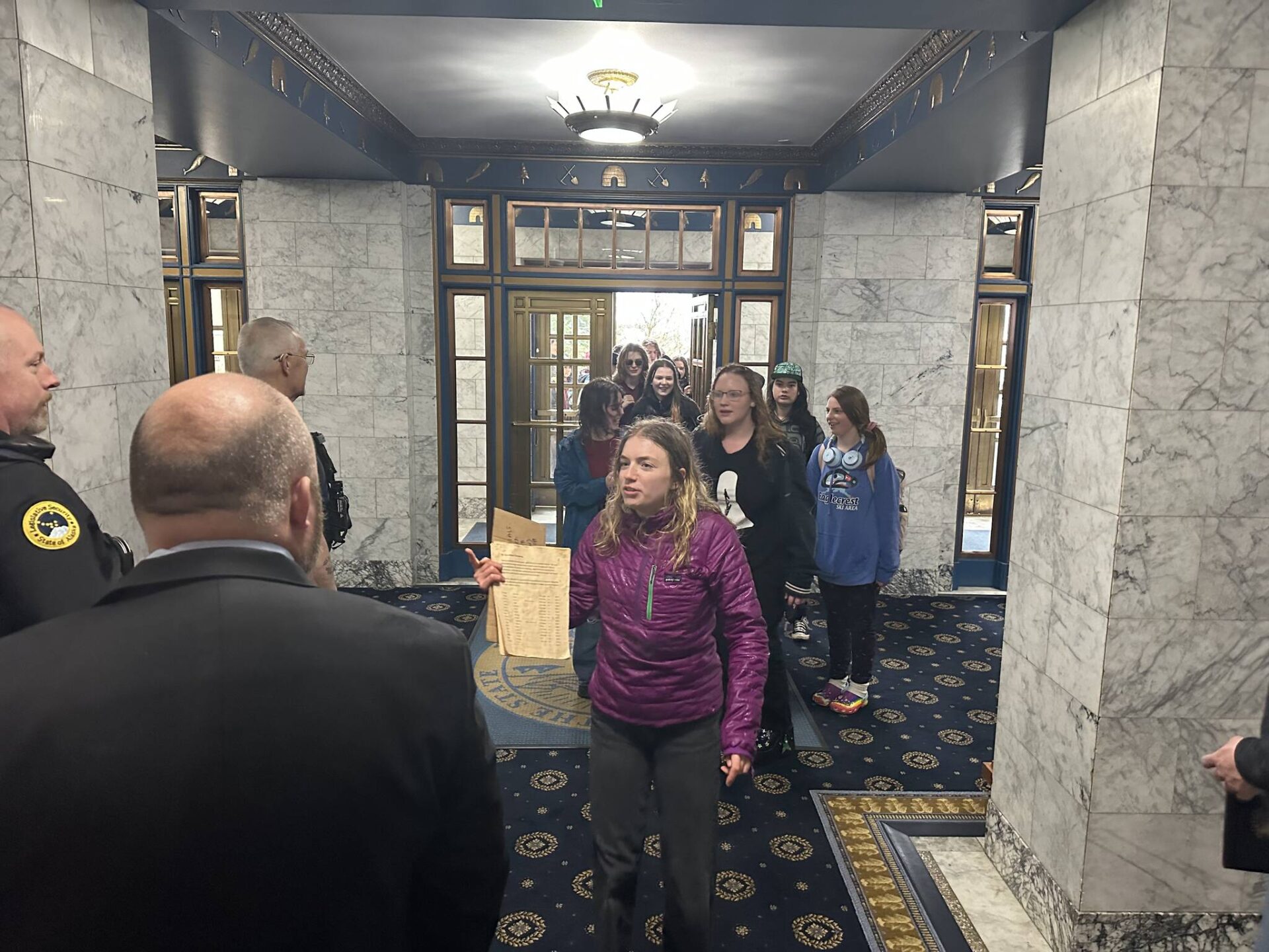 Installation of airport-style security system underway at Alaska State ...