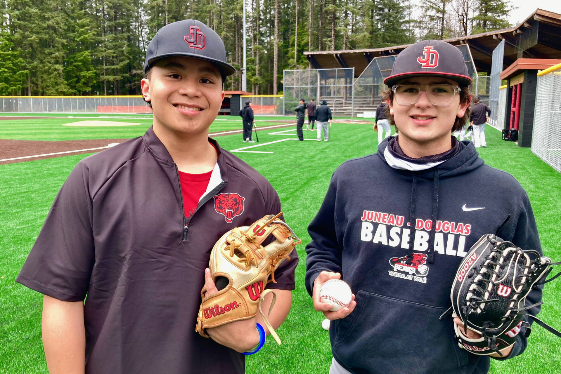 Crimson Bears open home stand on new baseball turf | Juneau Empire