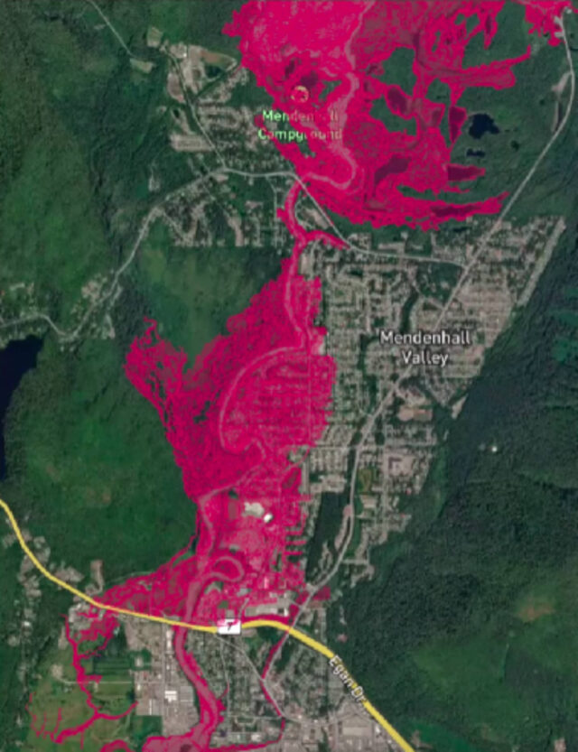 Update: Mendenhall River crests, levels now falling | Juneau Empire
