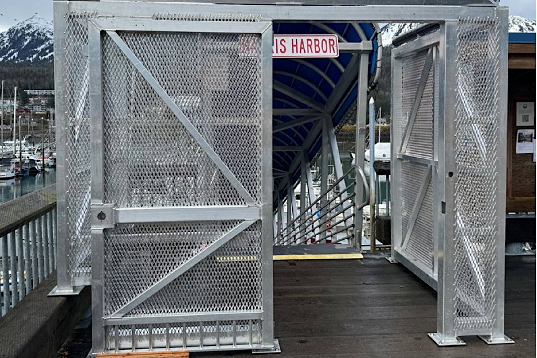 Harris Harbor to be protected at night by electronic security gate ...
