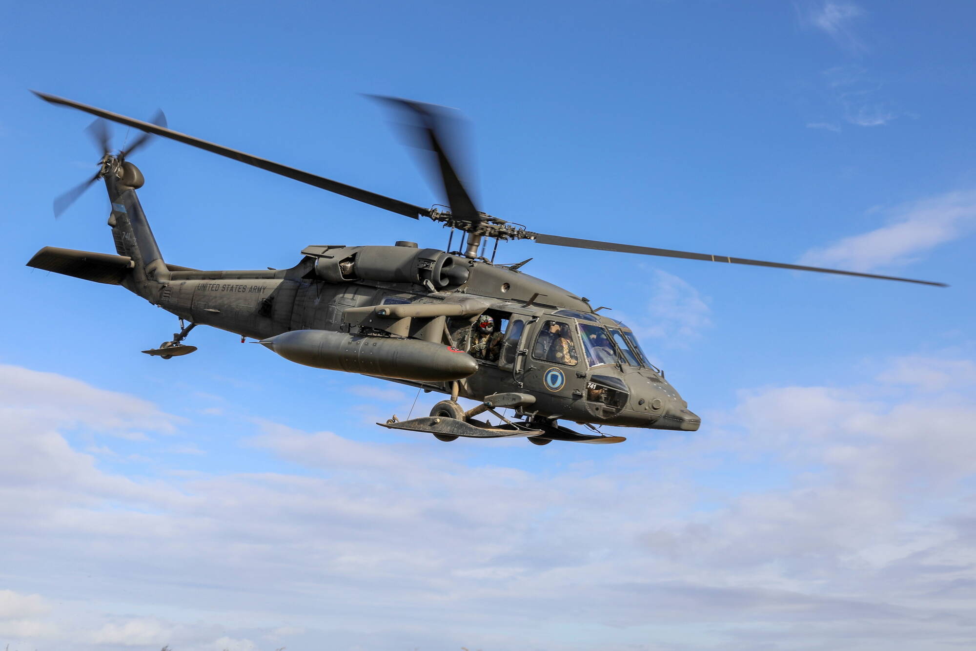Alaska Army National Guard stations a Black Hawk helicopter in Juneau ...