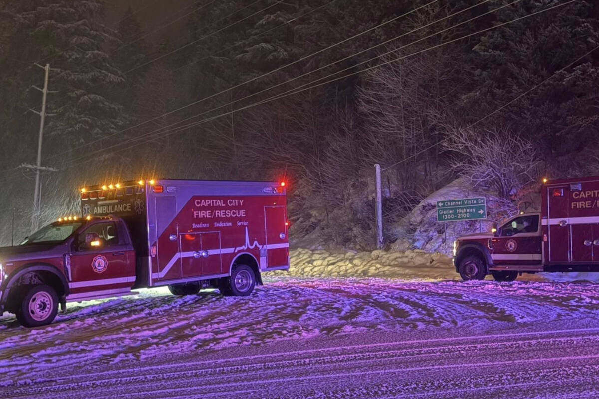 Juneau firefighters respond to single-vehicle crash in ‘extremely slick ...